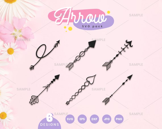 Arrows SVG Pack 8 Arrow SVG Bundle Arrow Cut File Clipart | Etsy