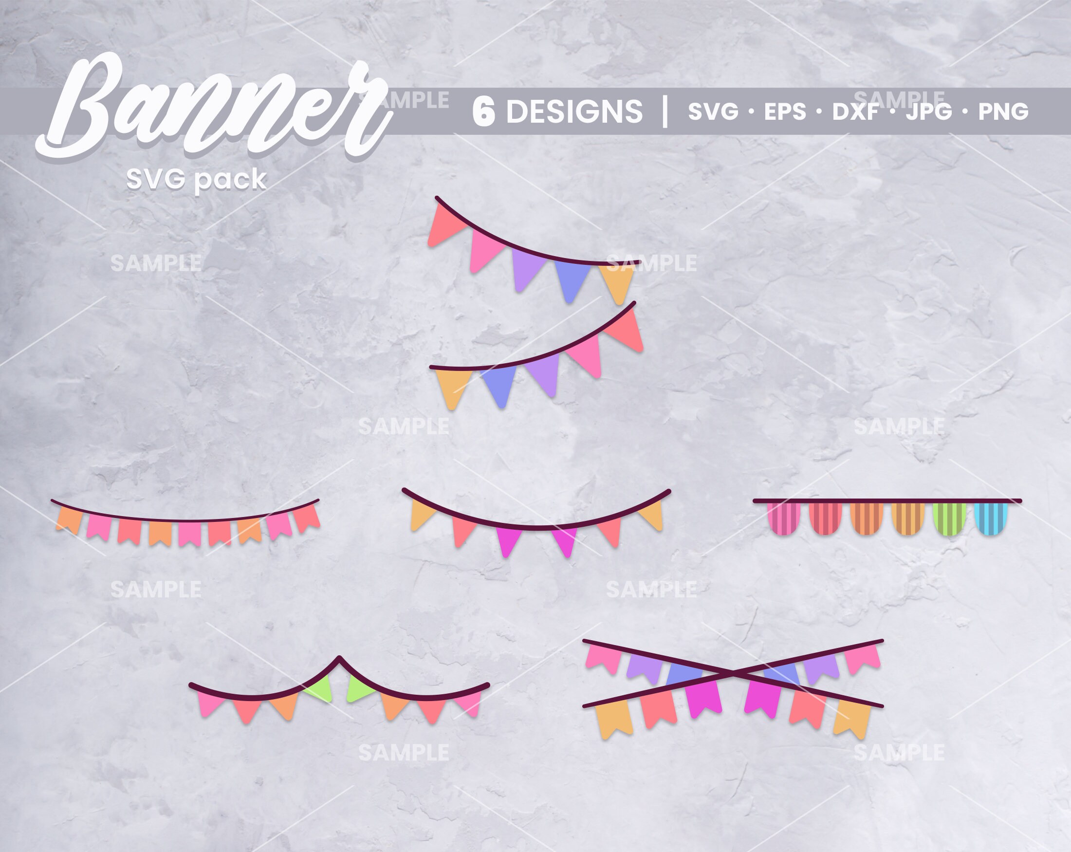 Banner SVG Pack 9 Banner SVG Ribbon Svg Label Svg-scroll - Etsy