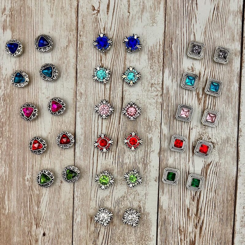 Snap Button Earrings - Etsy