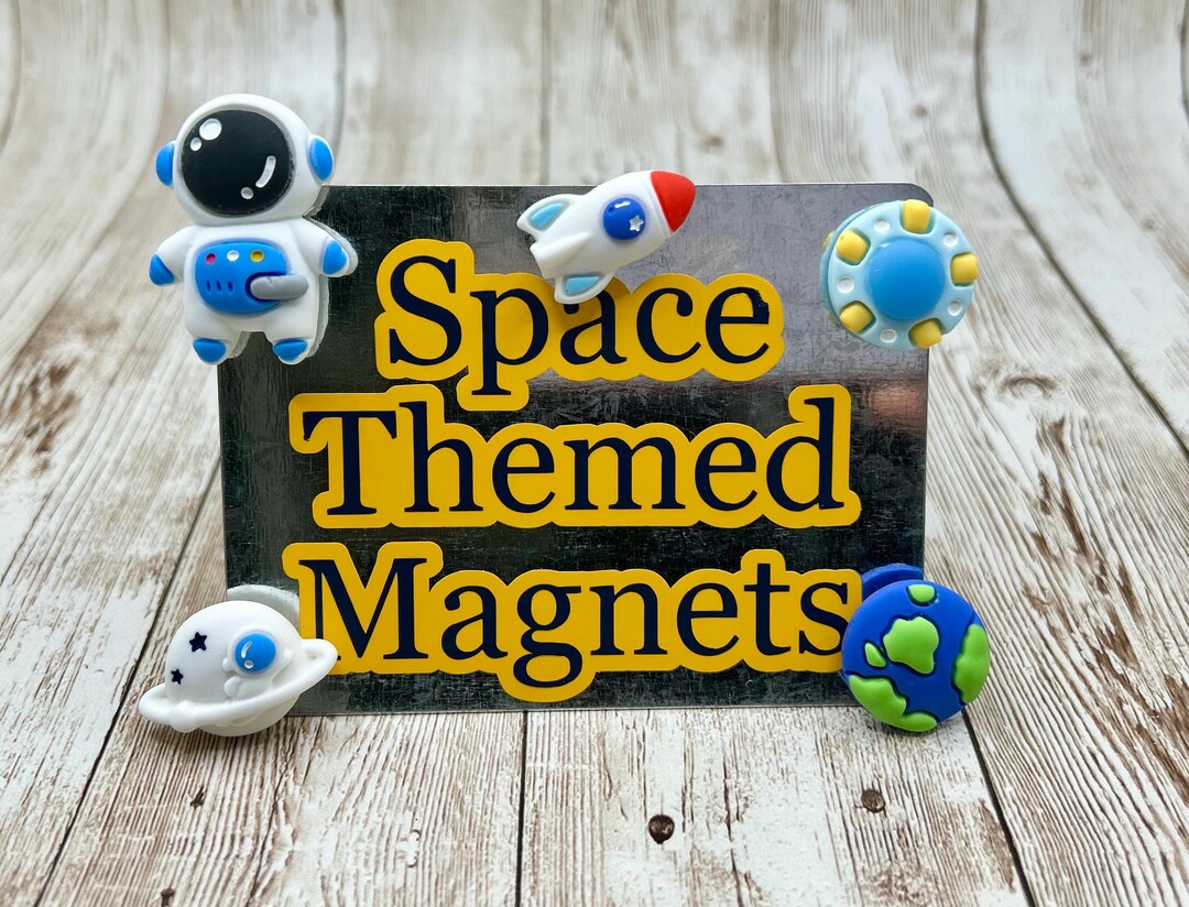 Space Magnets Gift Set Astronaut Magnets for Locker Outer Space Planet ...