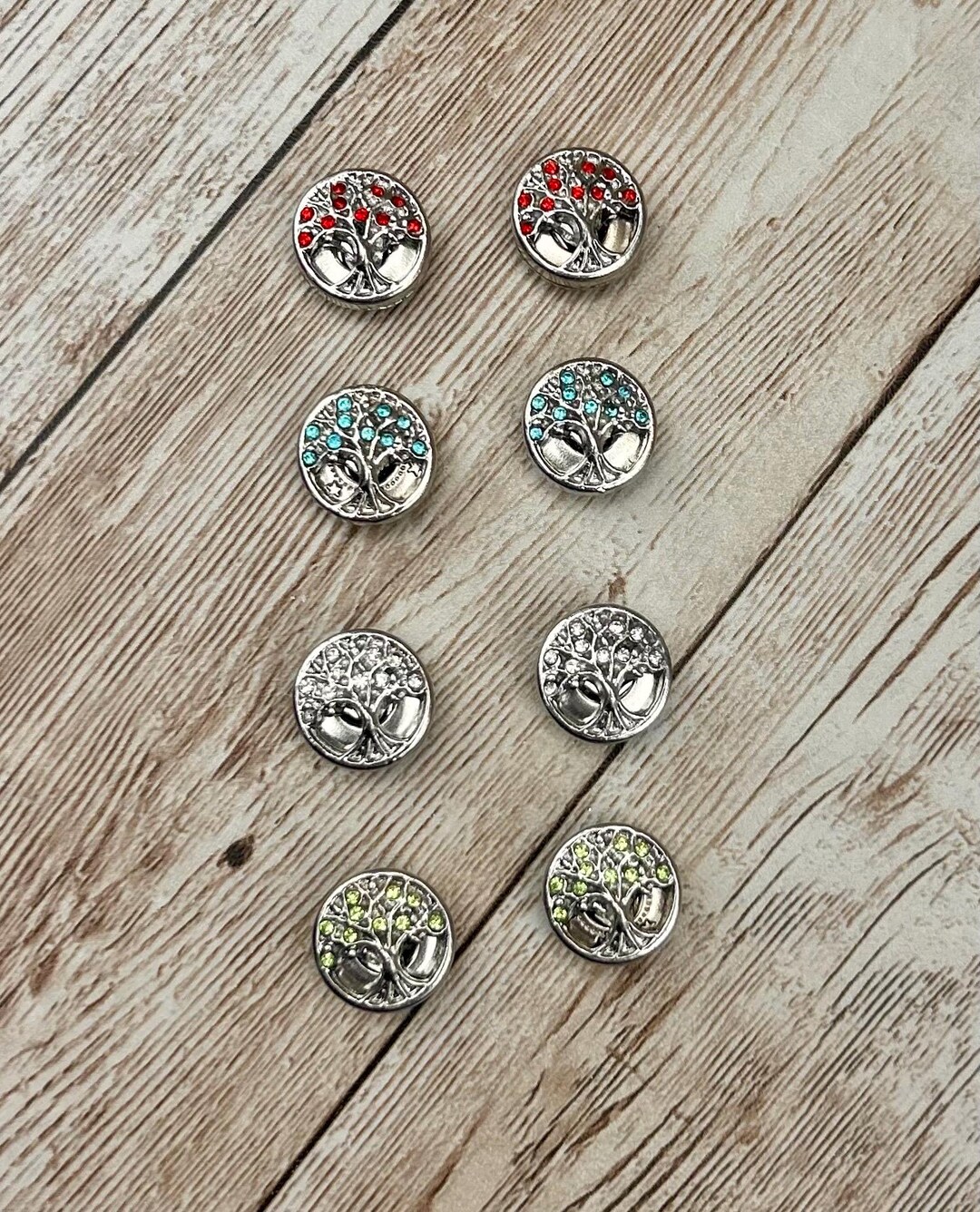 Snap Pairs 12mm Snap Buttons Tree of Life Snap Jewelry Mini Snap ...