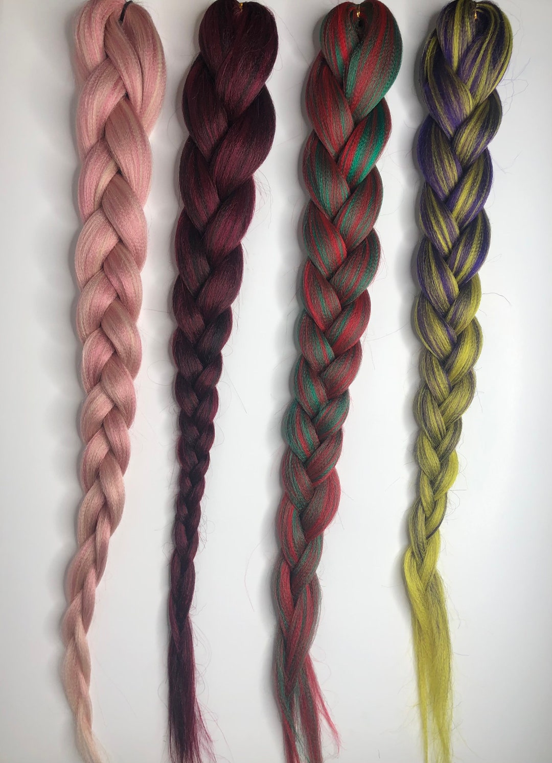 Prestretched Braiding Hair Custom Blended - Etsy
