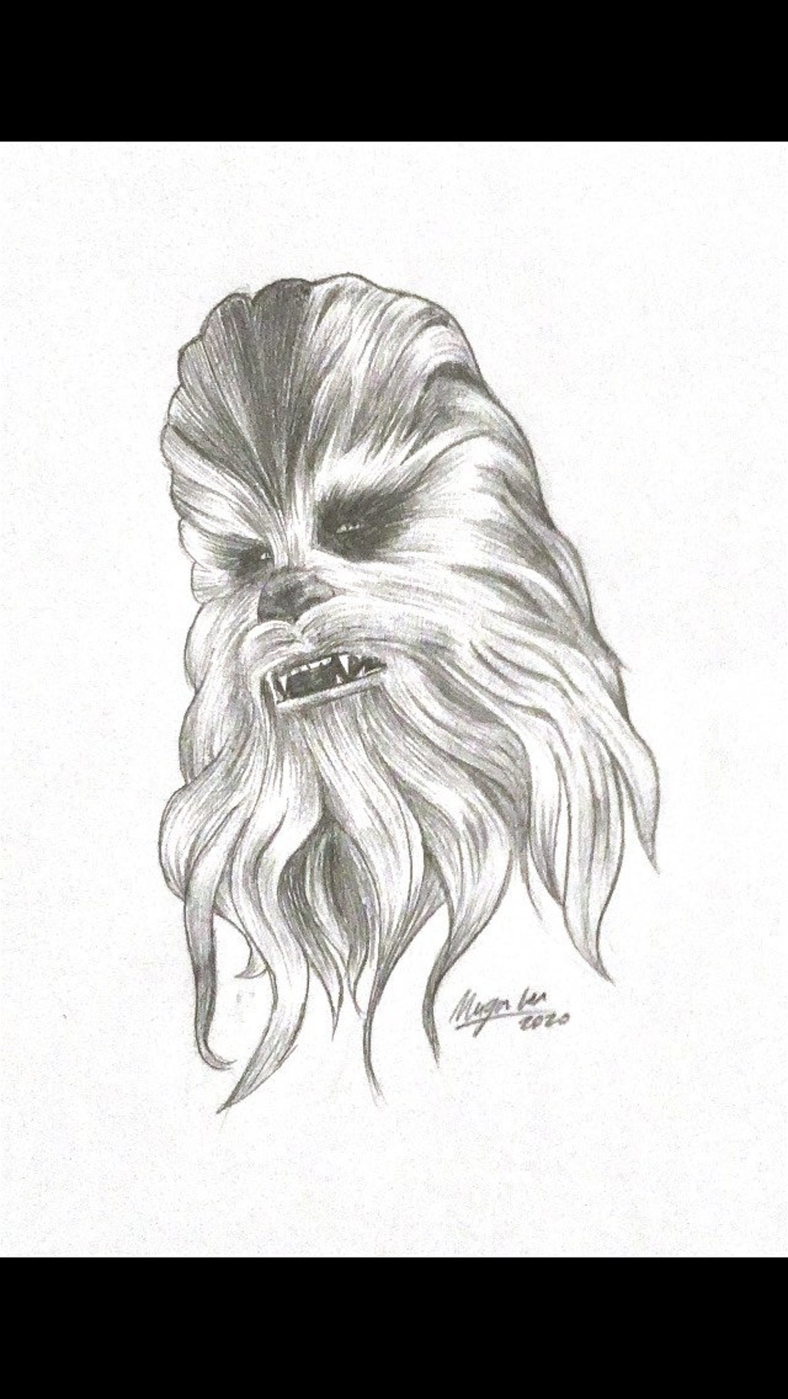 Original Chewbacca Drawing | Etsy