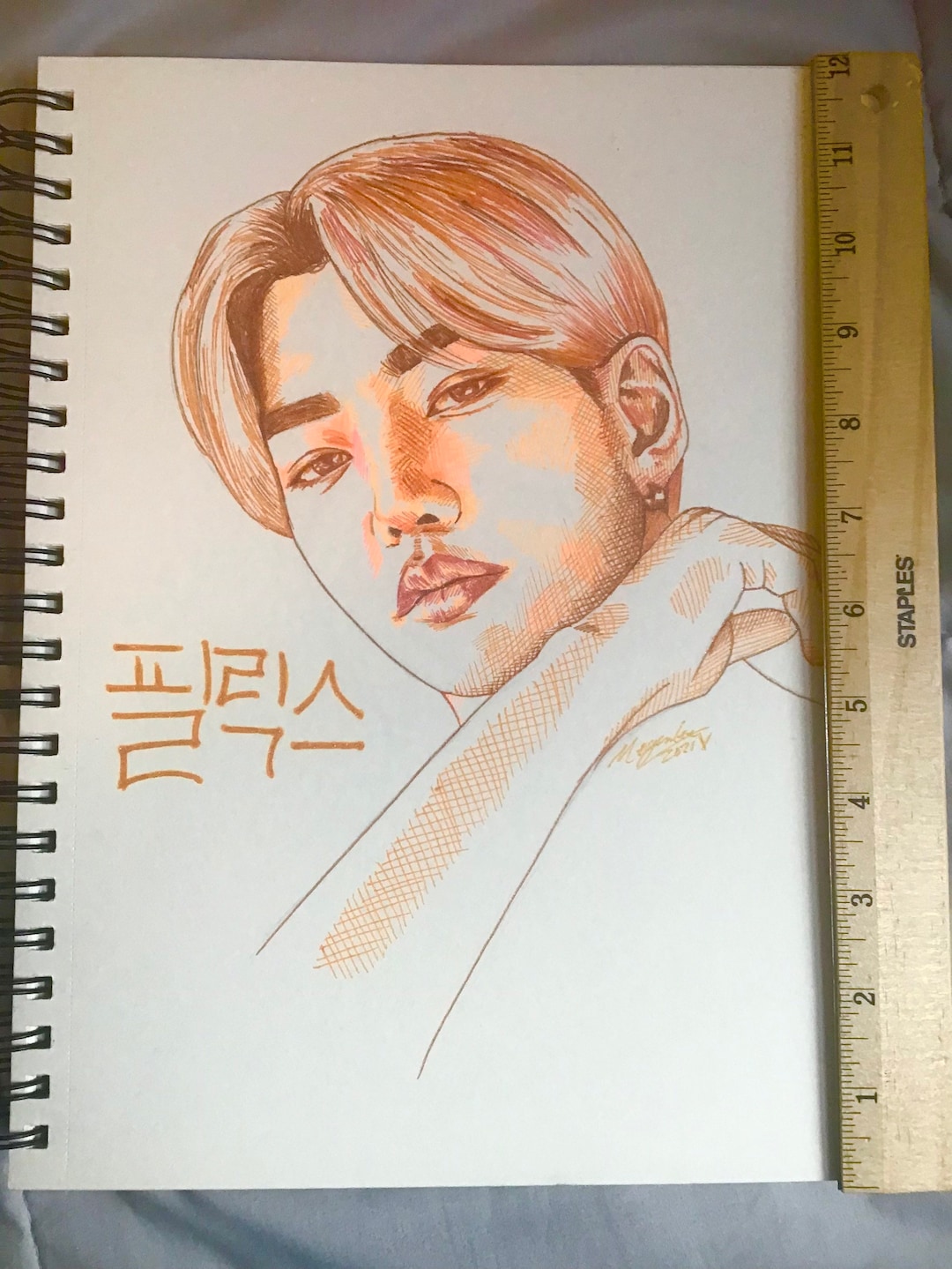 FELIX SKZ Original Drawing - Etsy