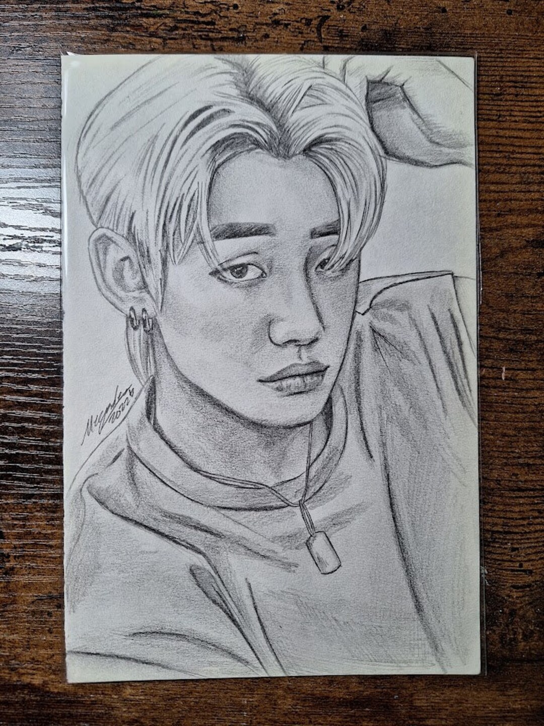 Yeonjun TXT Drawing (original) - Etsy