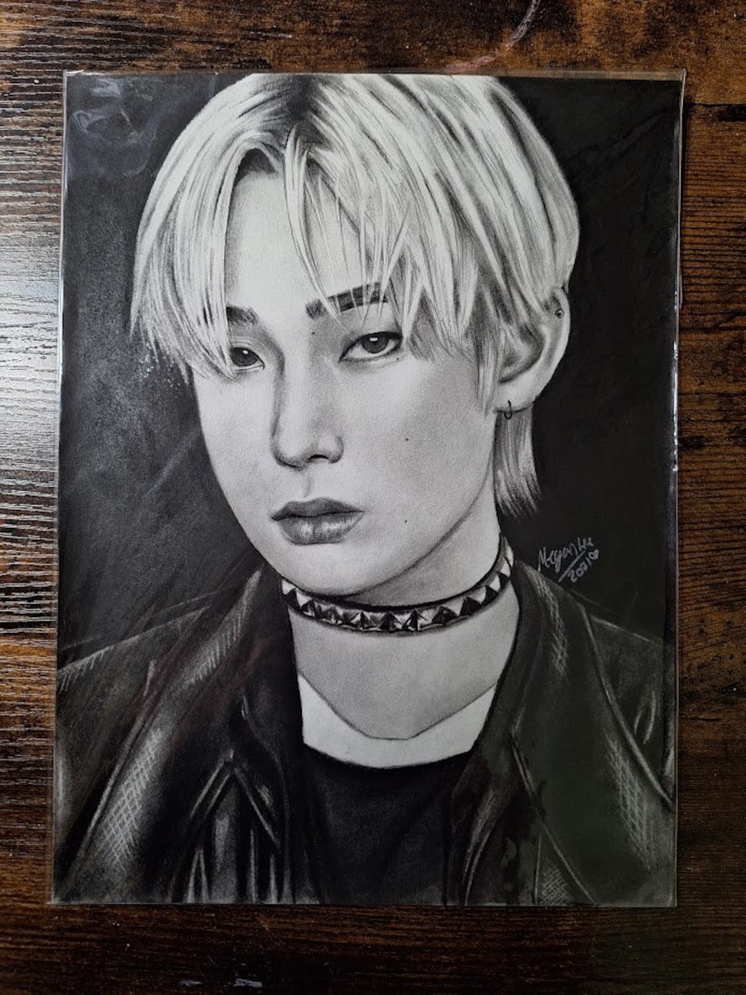 Sunoo Enhypen Drawing (original) - Etsy