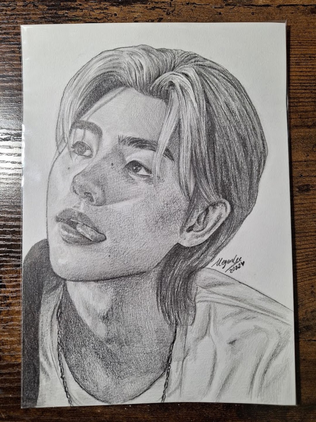 Sunghoon Enhypen Drawing (original) - Etsy UK