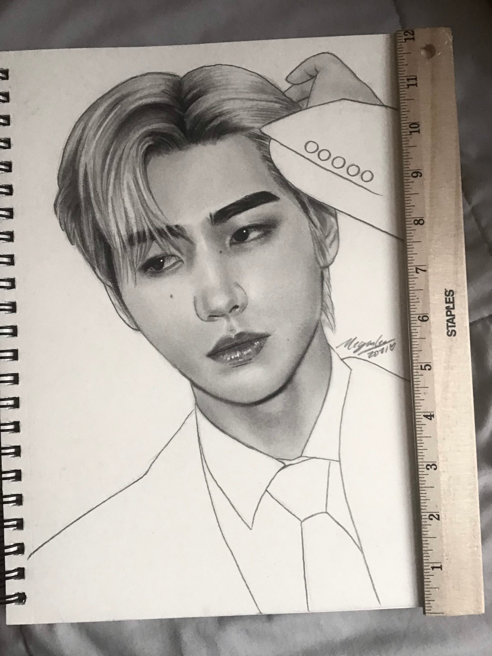 Sunghoon Original Drawing - Etsy