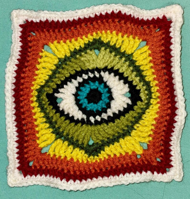 Alien Eye Granny Squares - Etsy