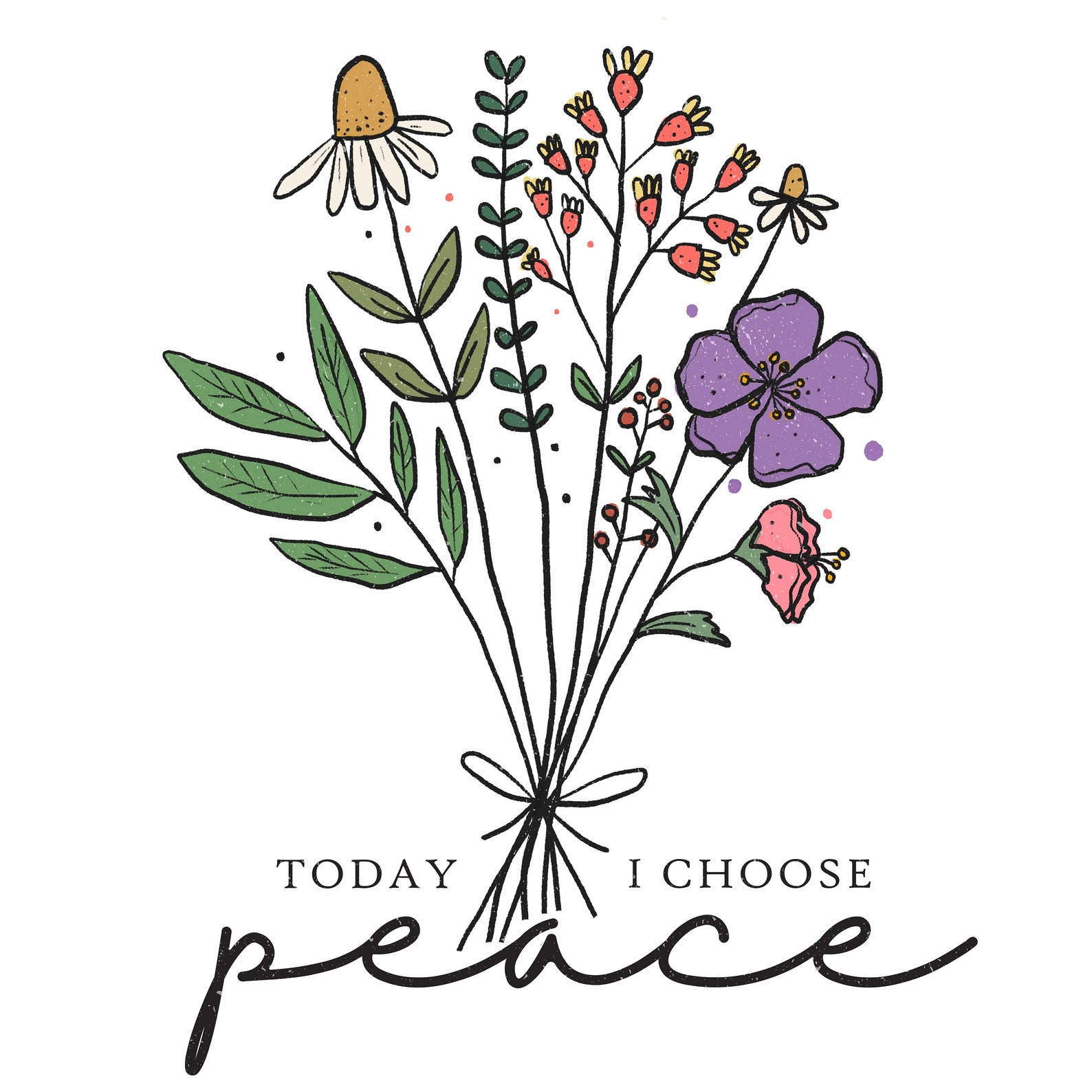 Today I Choose Peace PNG, I Choose Your Peace PNG, A Peace PNG ...