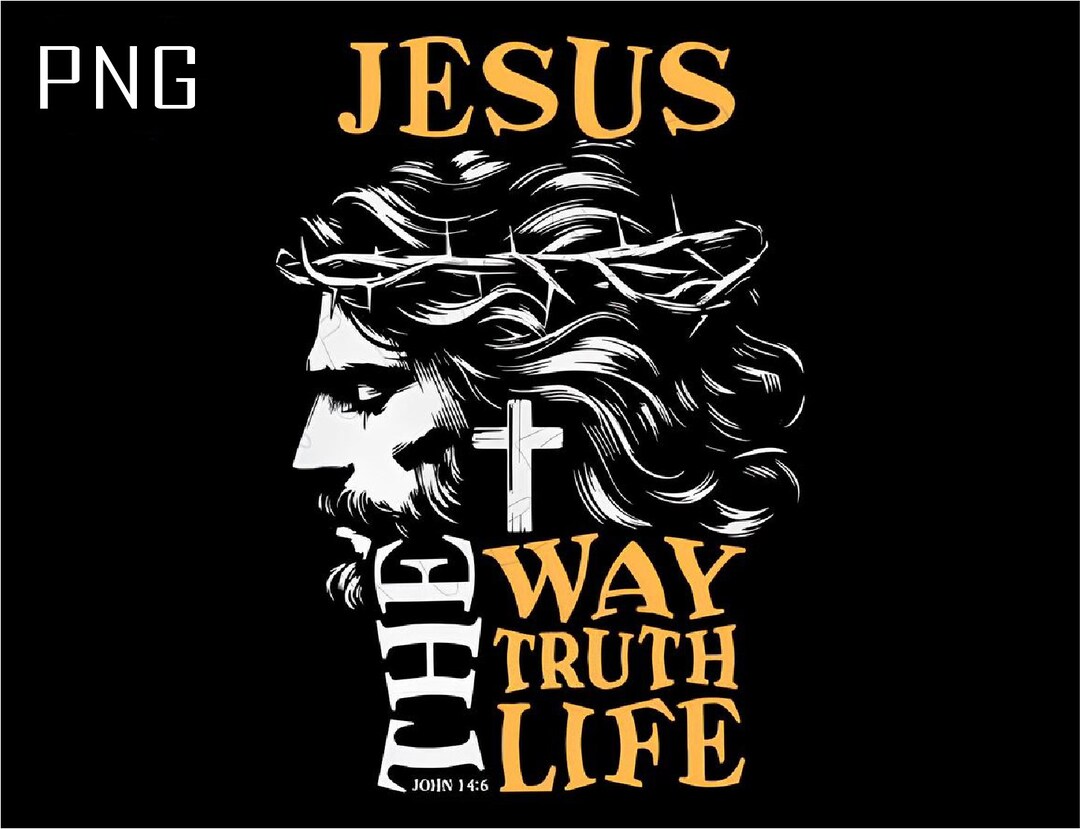 Jesus SVG PNG, Jesus on the Path Truth Life, Christian Svg, Faith Svg ...
