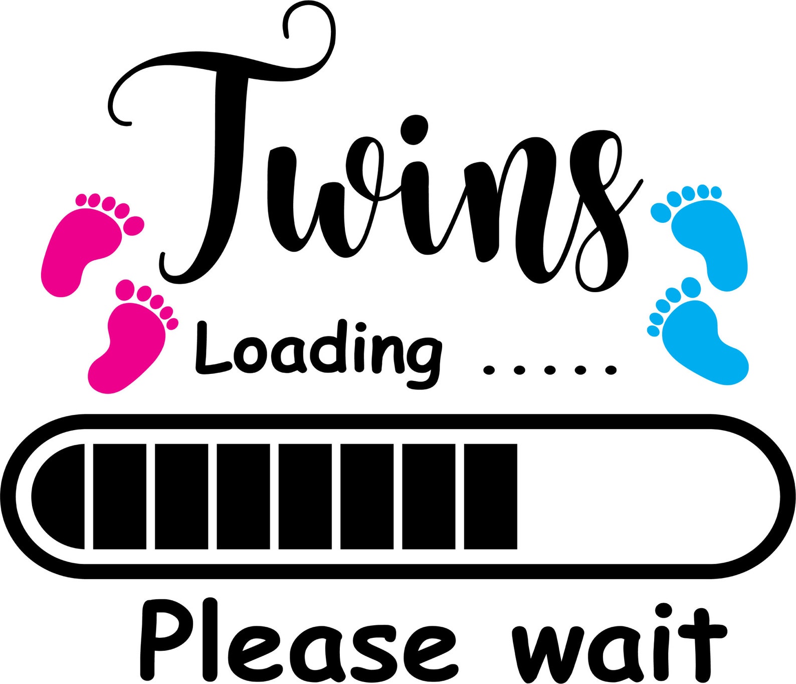 Loading BABY SVG, 2024 SVG, Baby Loading Progress Bar Svg, Please Wait ...