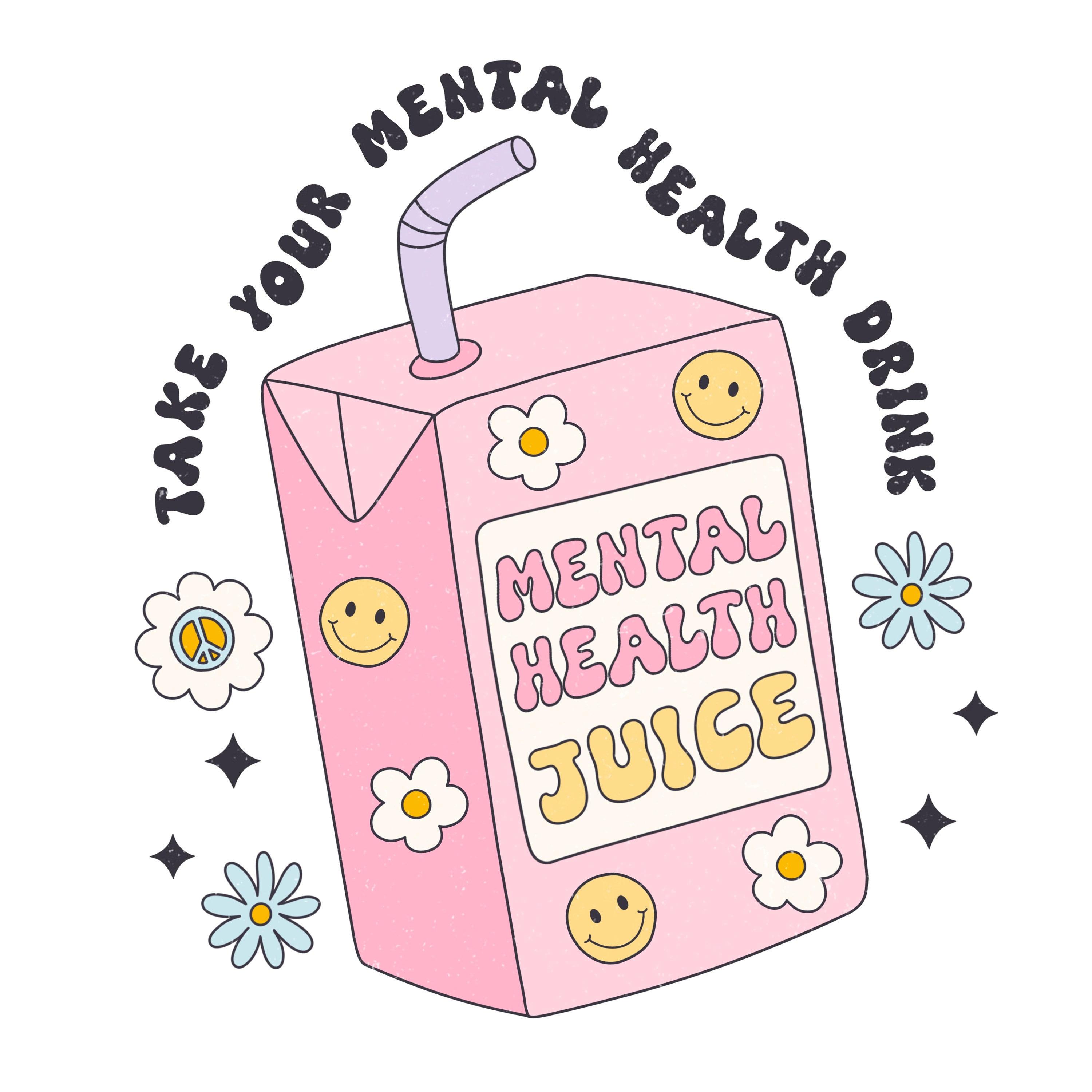 Take Your Mental Health Drink PNG, Mental Health Matter, Motivational ...