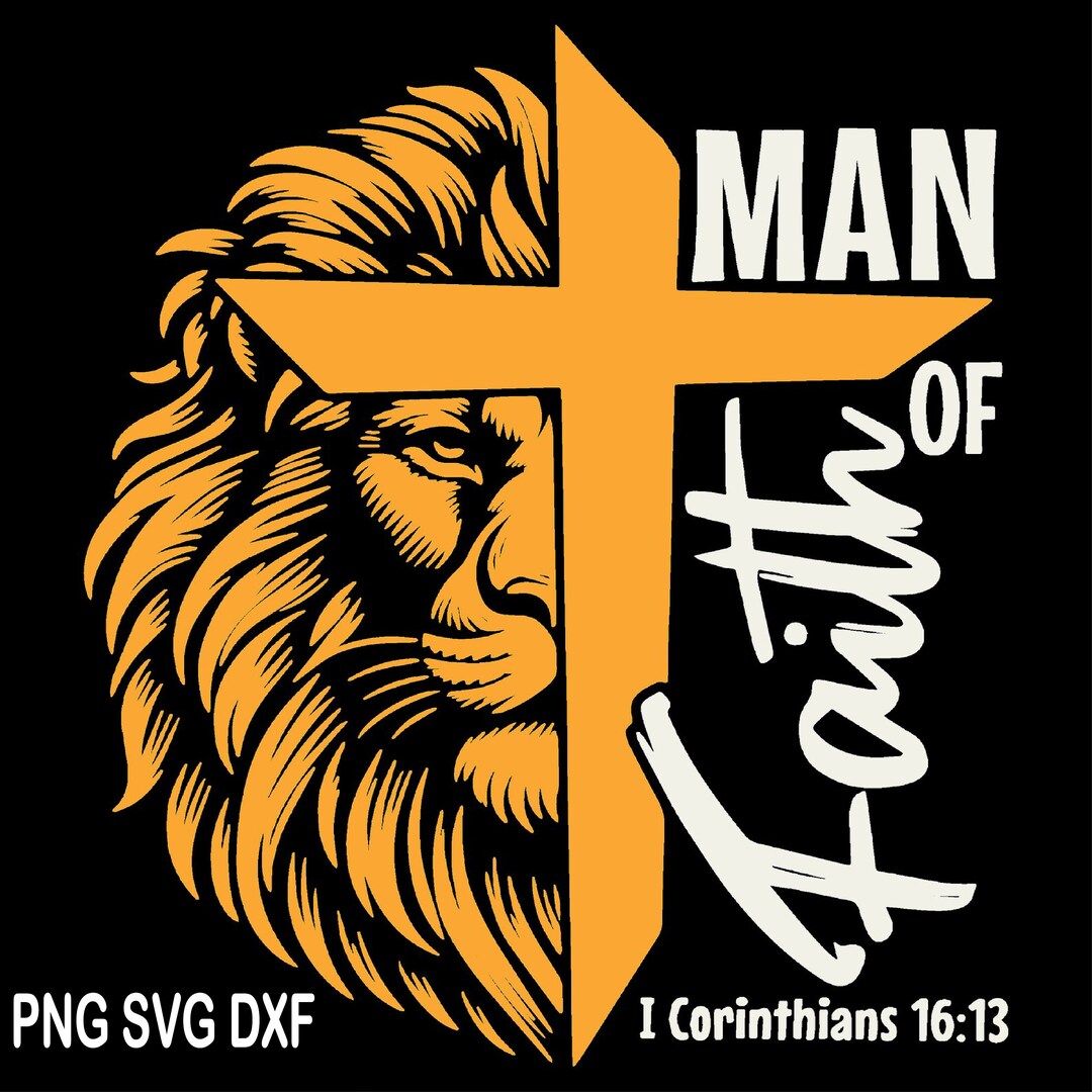 Man of God Svg, Jesus Svg, Cross SVG, Christian Svg Png, Man of Faith ...