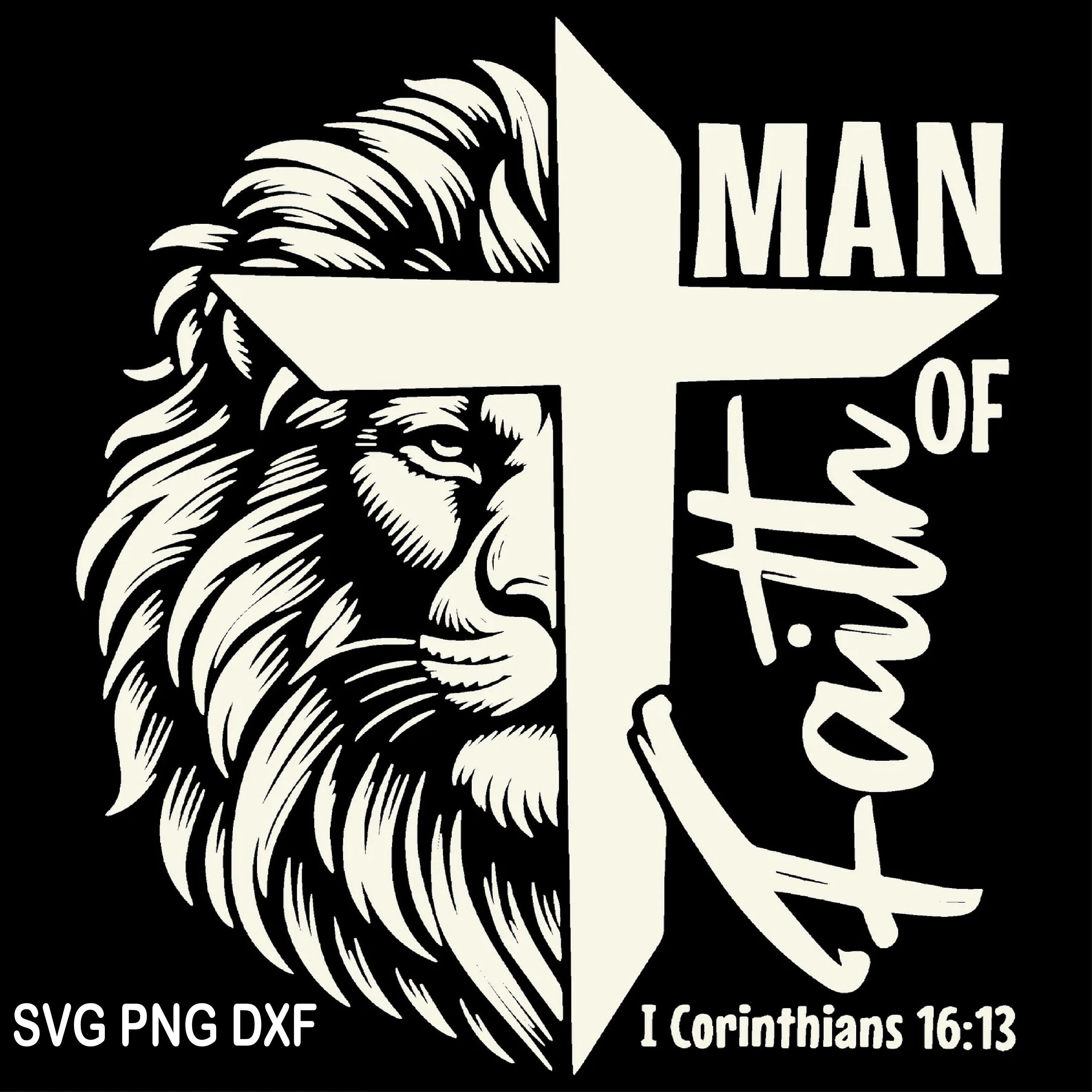Man of God Svg, Jesus Svg, Cross SVG, Christian Svg Png, Man of Faith ...