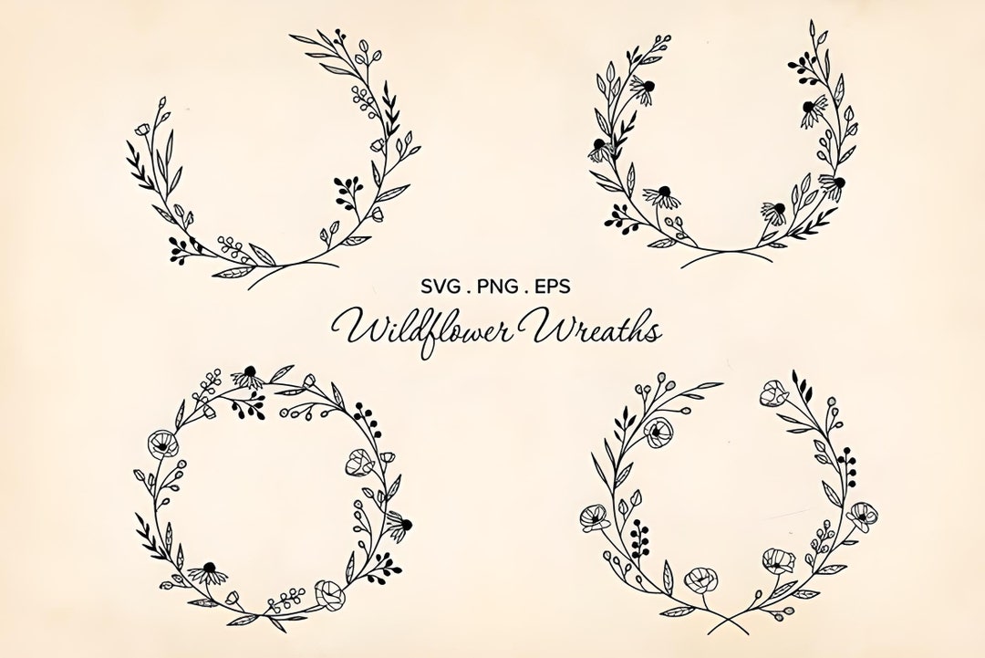 Wildflower Svg Bundle, Wildflower Svg, Flower Svg, Floral Svg Set ...