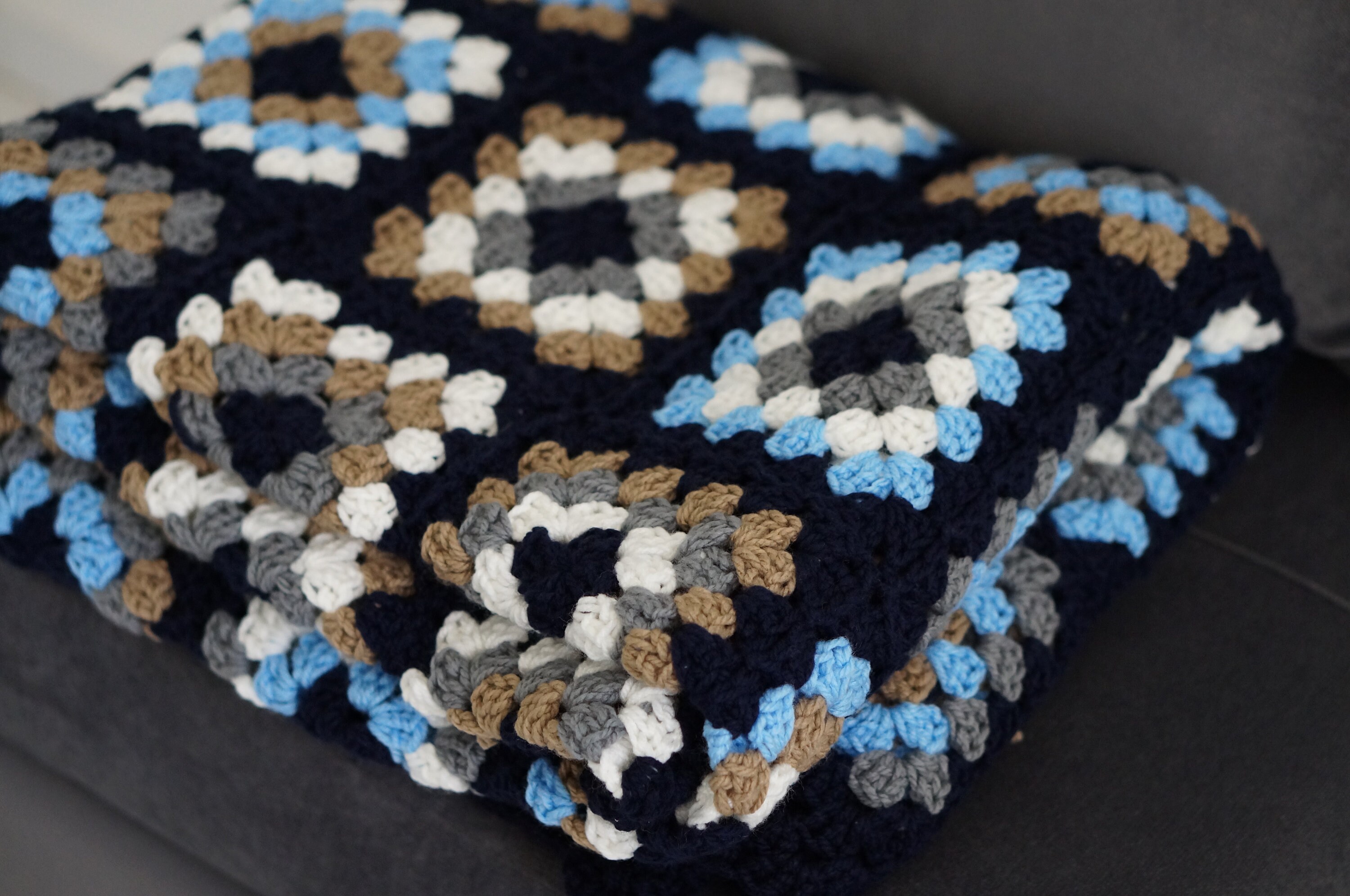 The Granny Square Blanket Pattern - Etsy