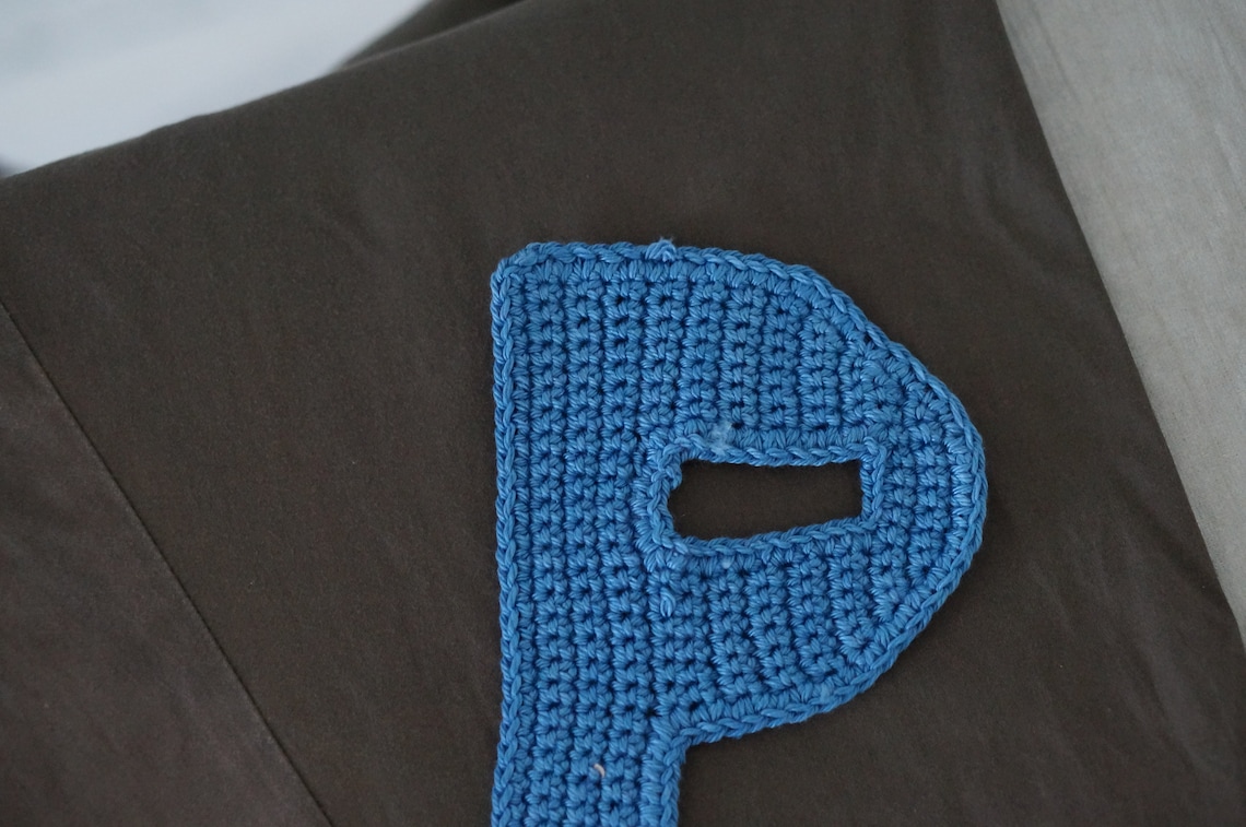 Crochet Alphabets: Letter P Crochet Pattern - Etsy
