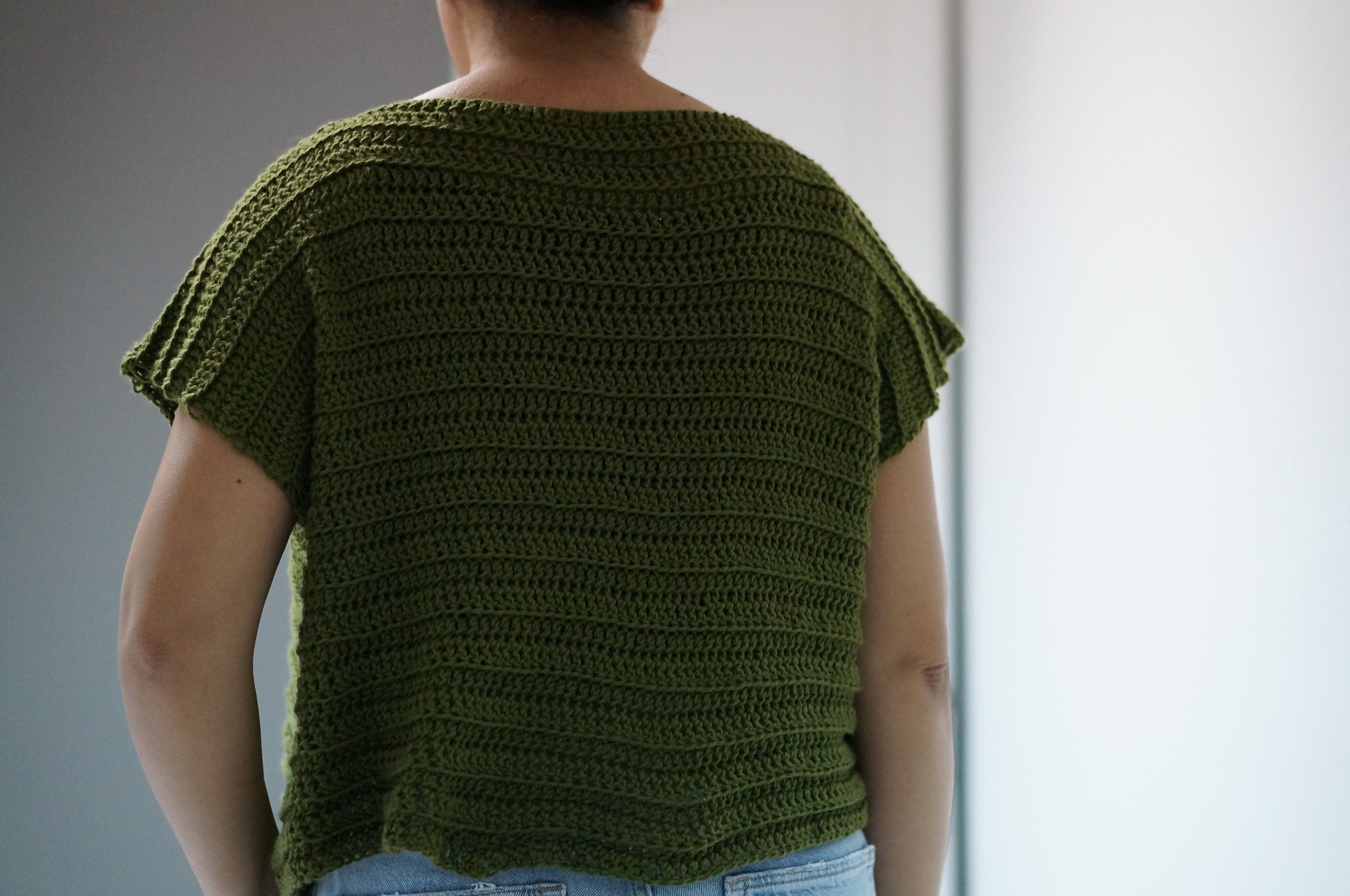 Oversized Top Crochet Pattern - Etsy