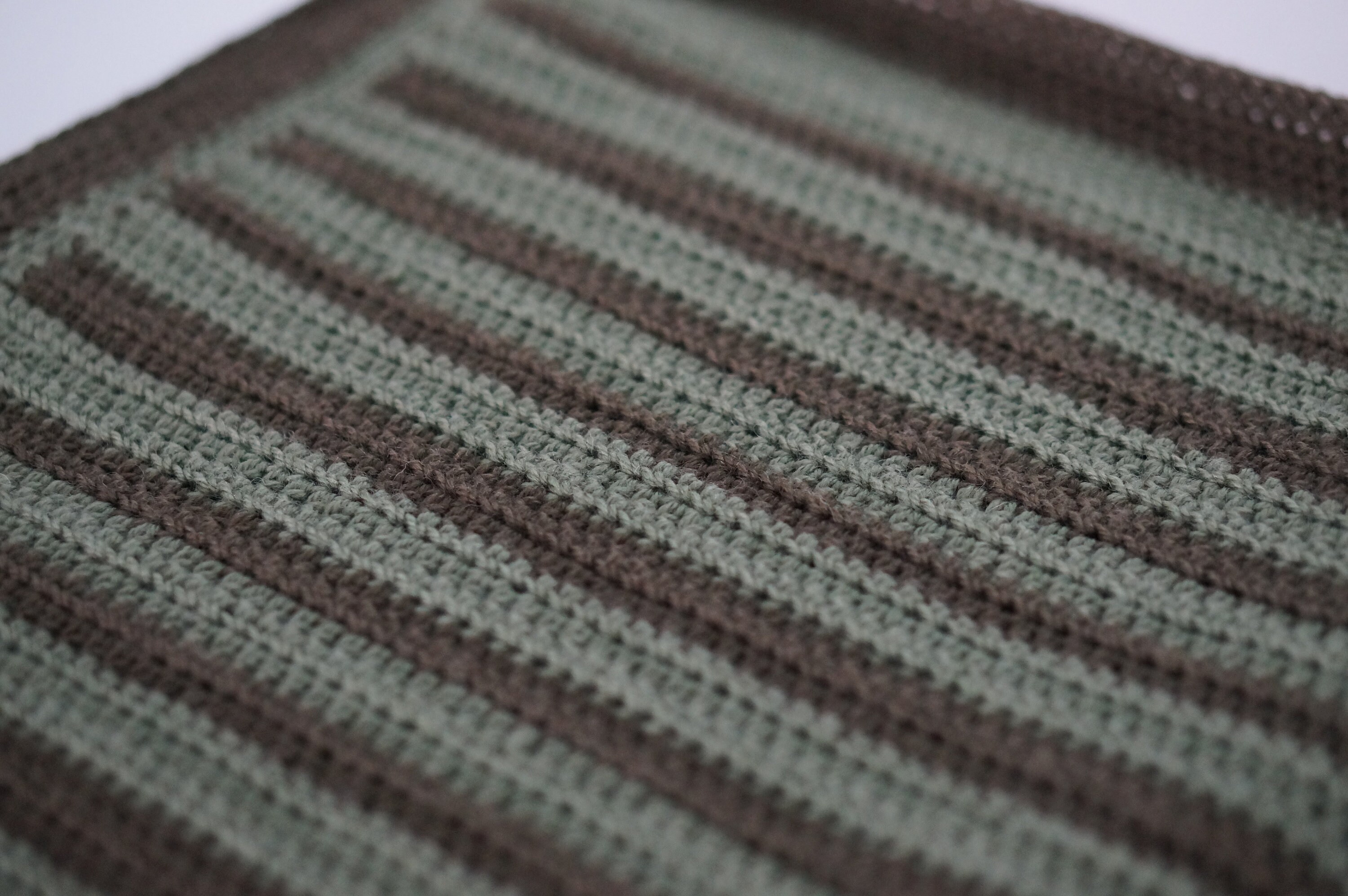 The Military Striped Blanket Pattern - Etsy