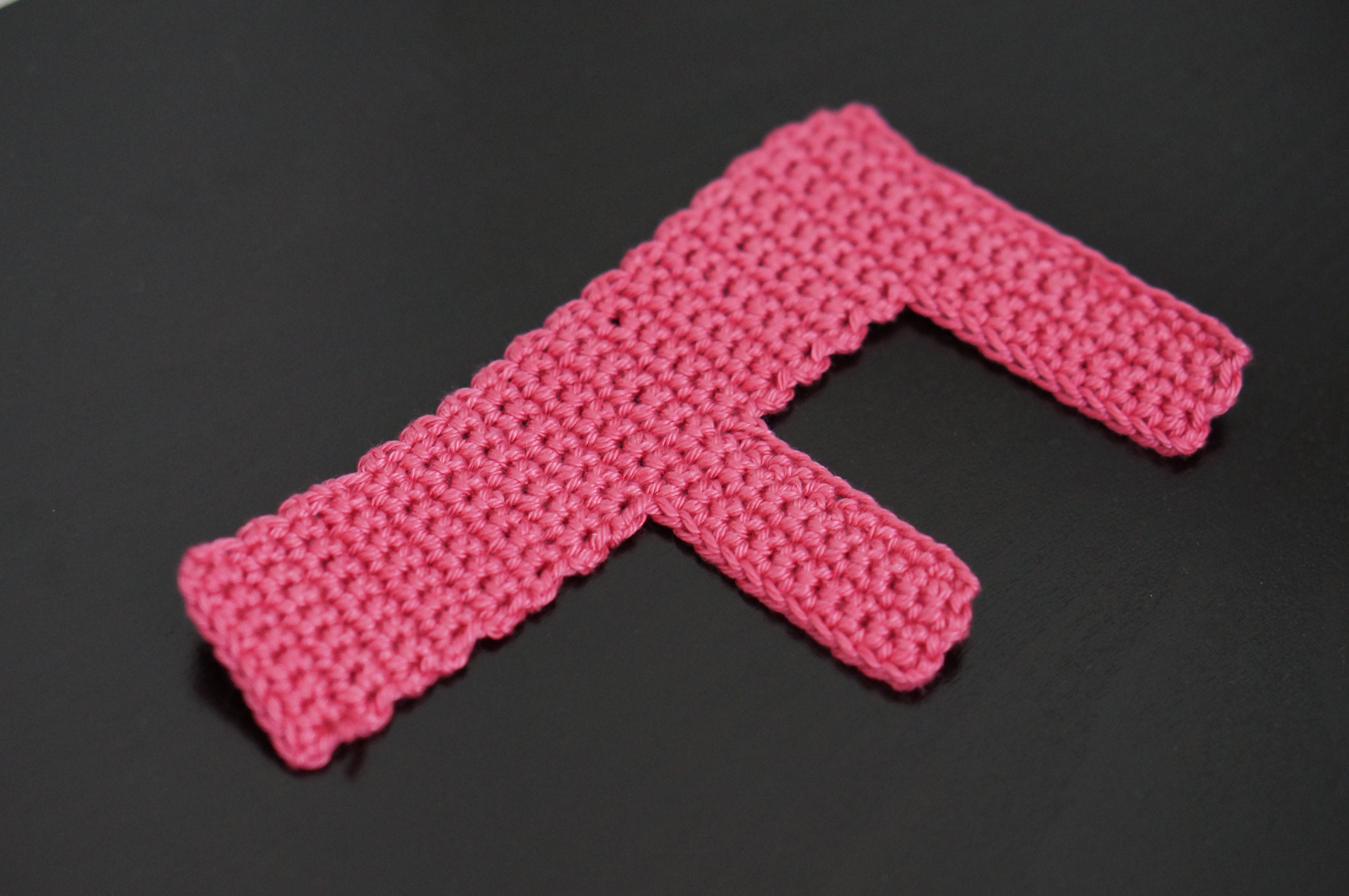 Crochet Letter F Pattern - Etsy