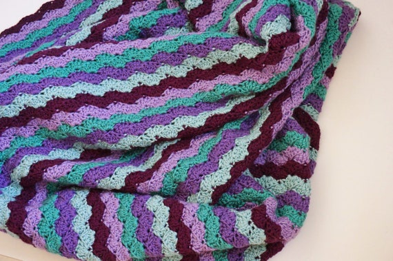 The Shell Stitch Blanket Pattern | Etsy