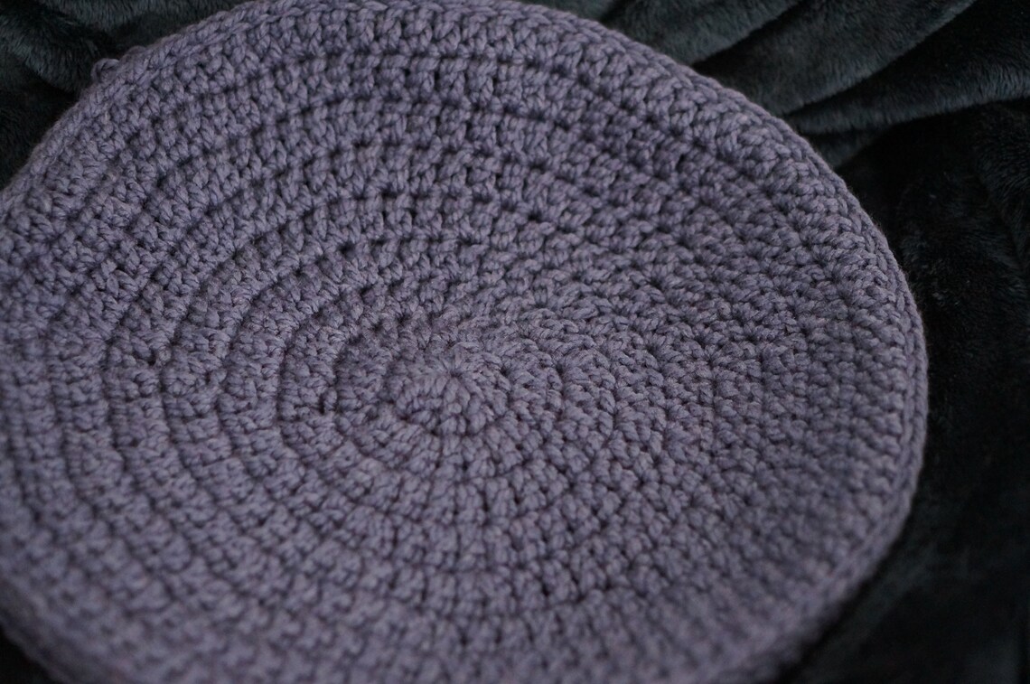 Round Pillow Crochet Pattern - Etsy