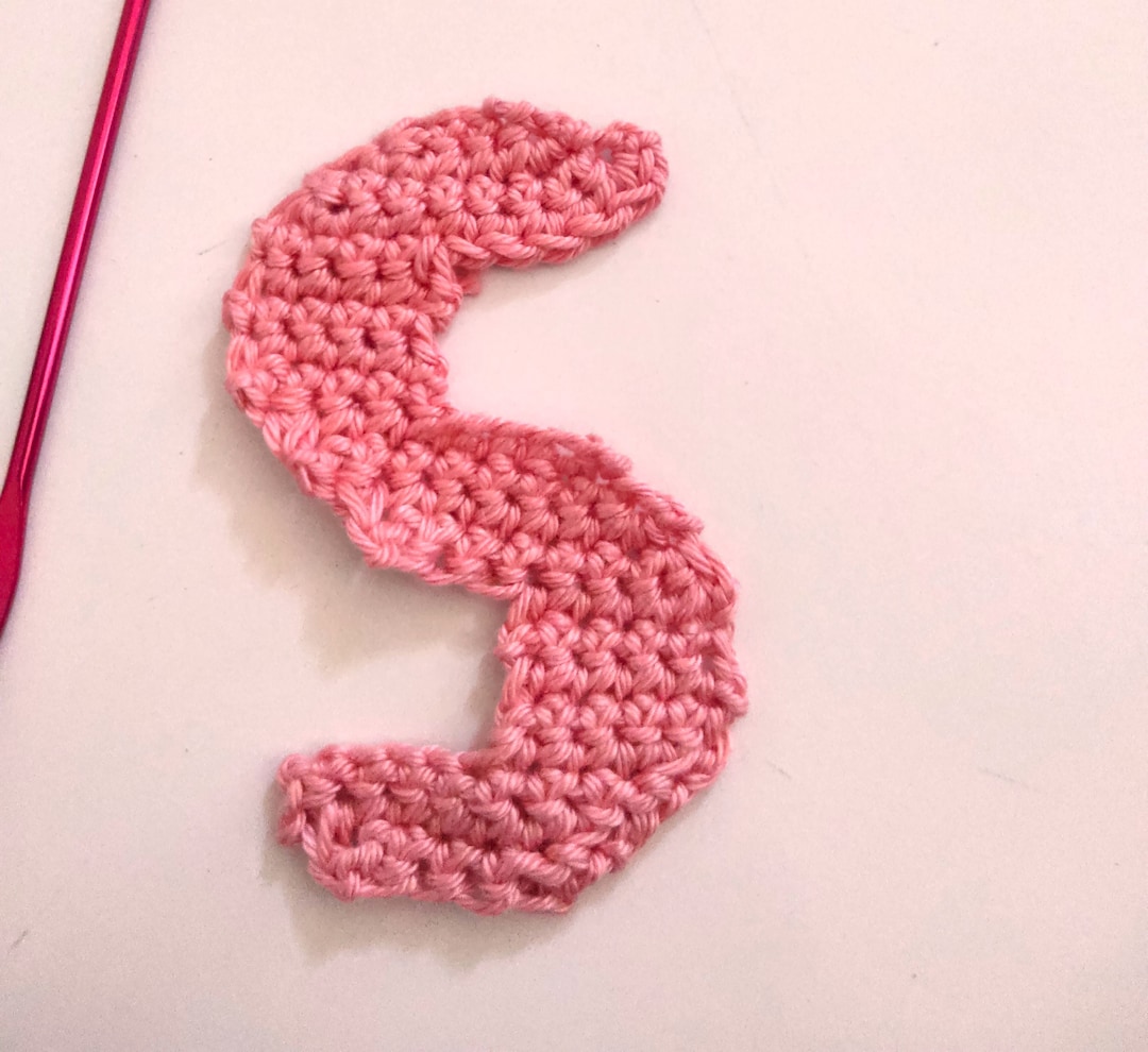 Crochet Letter S Pattern - Etsy