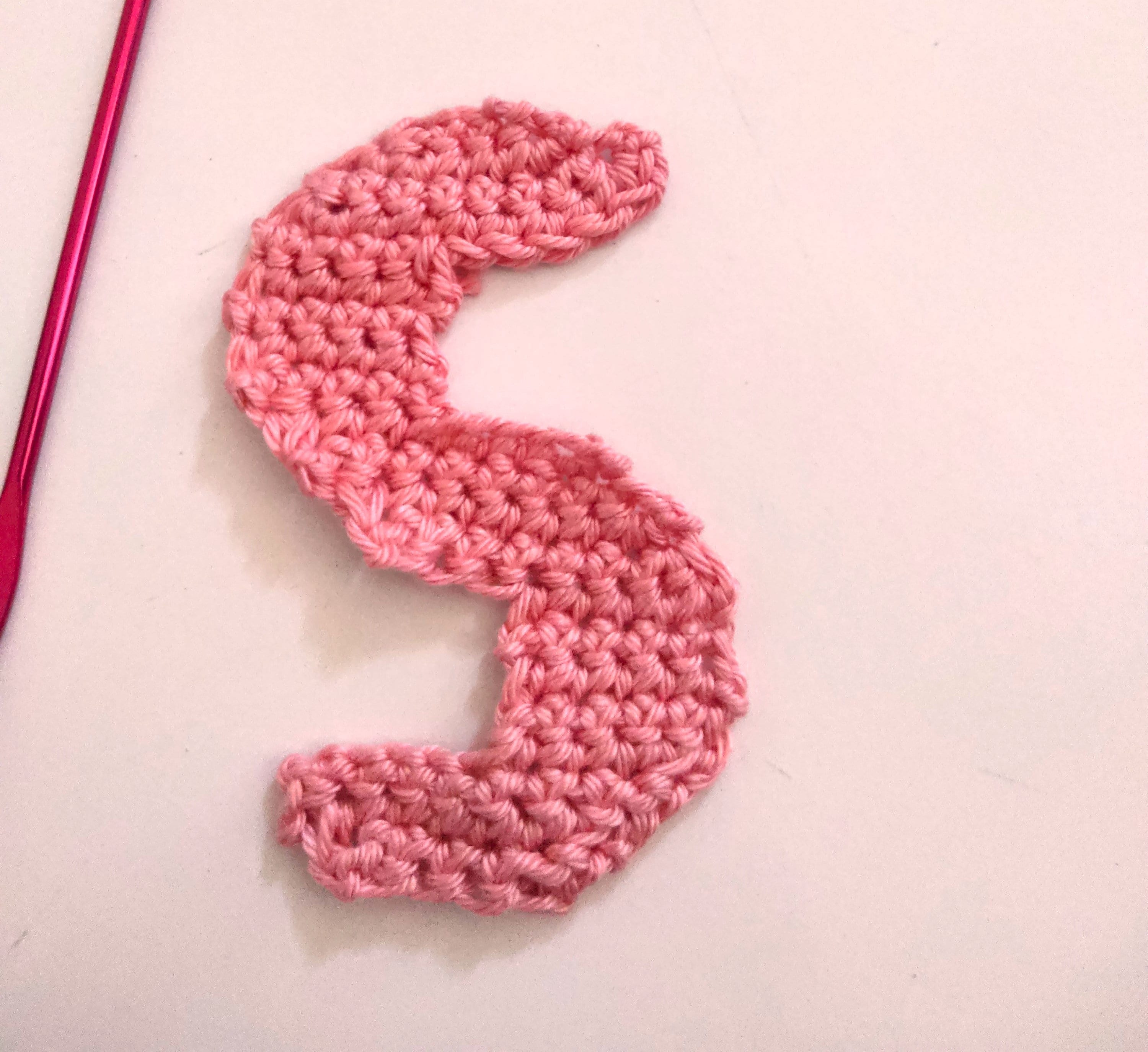 Crochet Letter S Pattern - Etsy