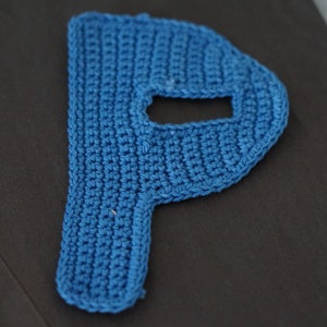 Crochet Alphabets: Letter P Crochet Pattern - Etsy