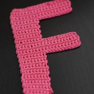 Crochet Letter F Pattern - Etsy