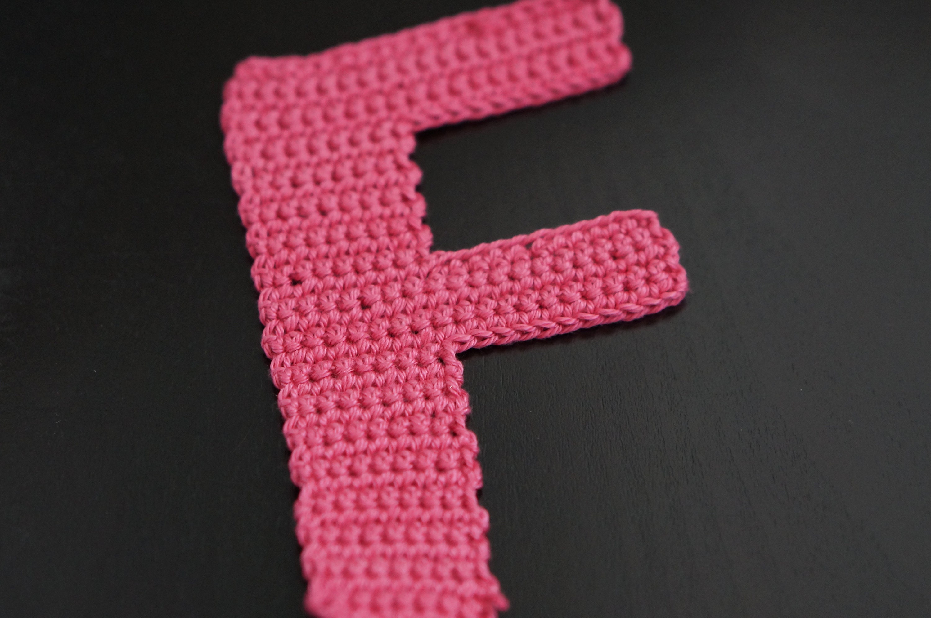 Crochet Letter F Pattern - Etsy