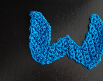 Crochet Letter W Pattern - Etsy