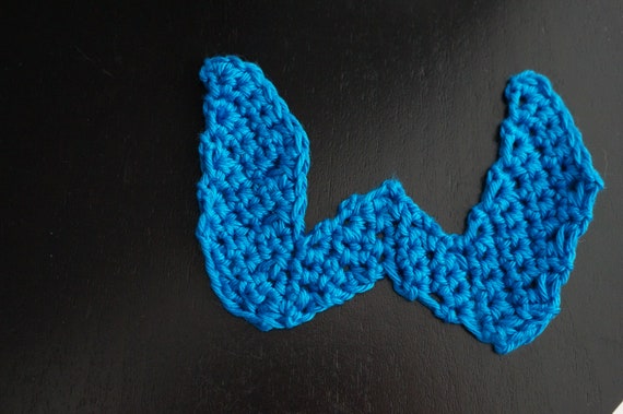 Crochet Letter W Pattern - Etsy