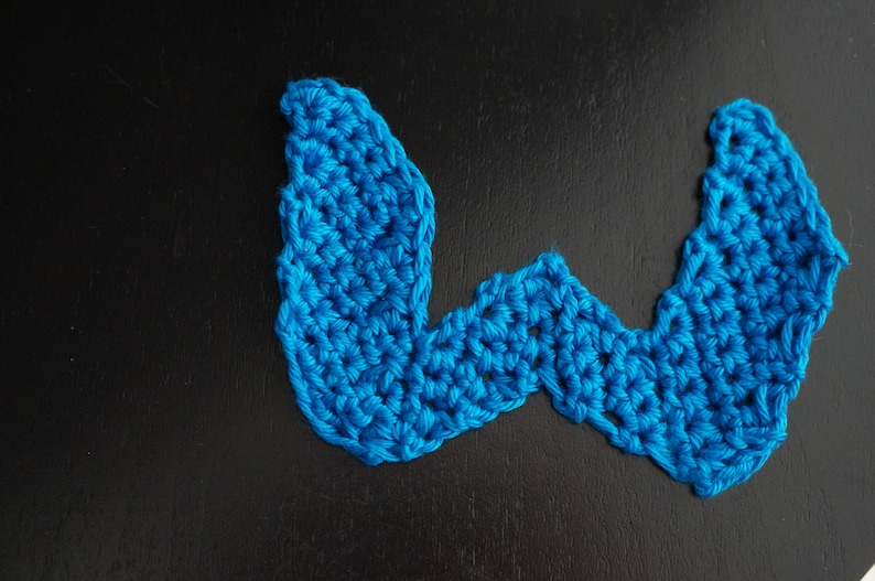 Crochet Letter W Pattern - Etsy