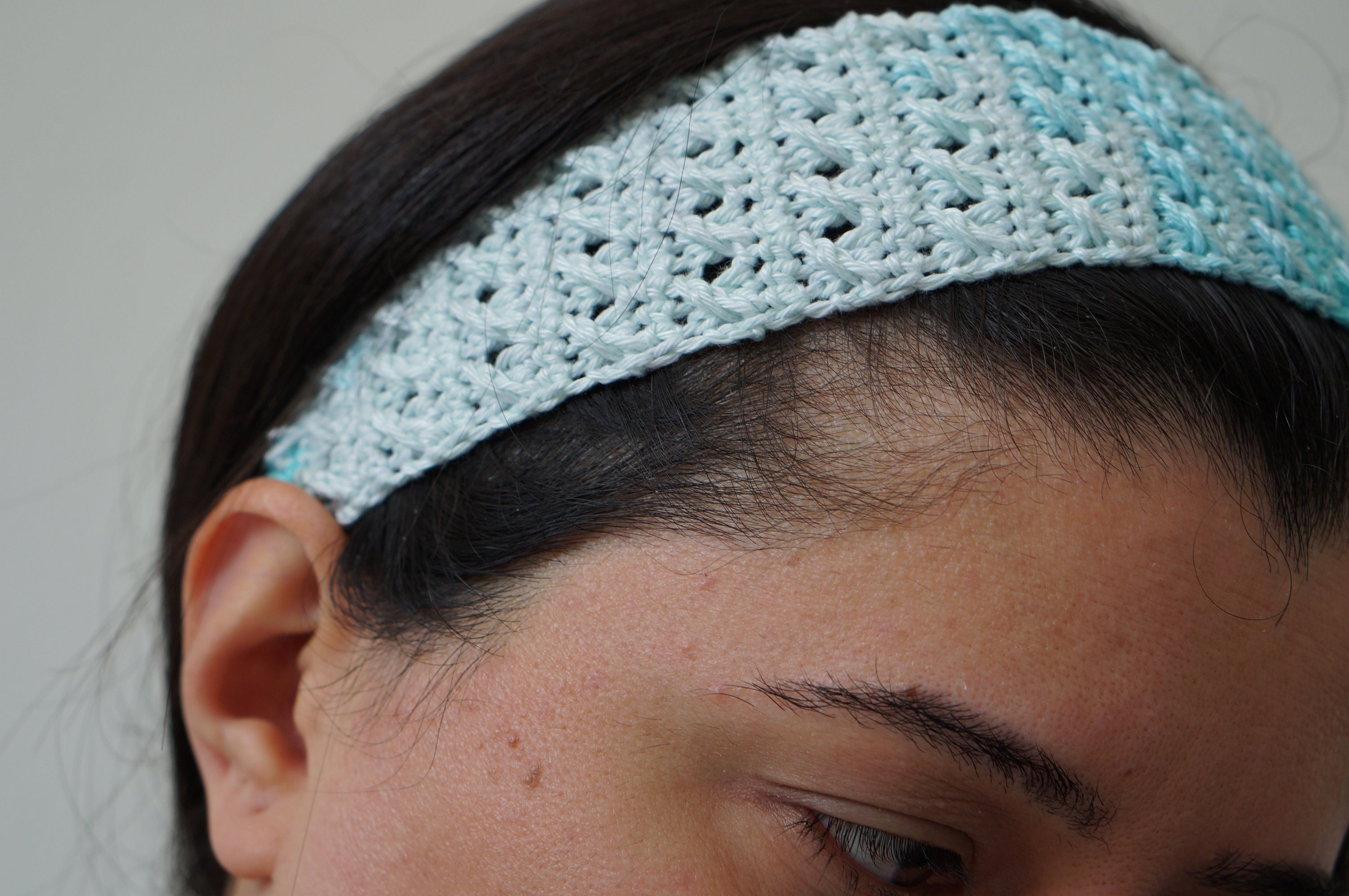 The Cross Stitch Crochet Headband Pattern - Etsy