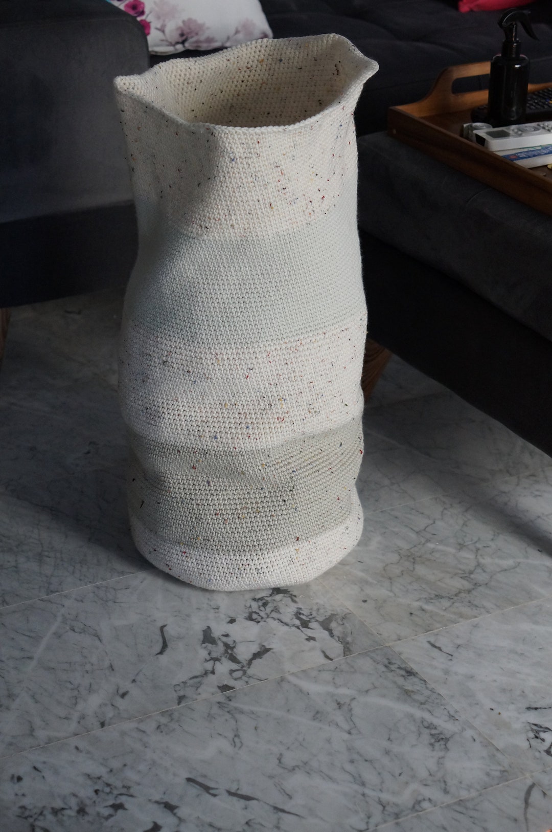 Long Laundry Basket Crochet Pattern - Etsy