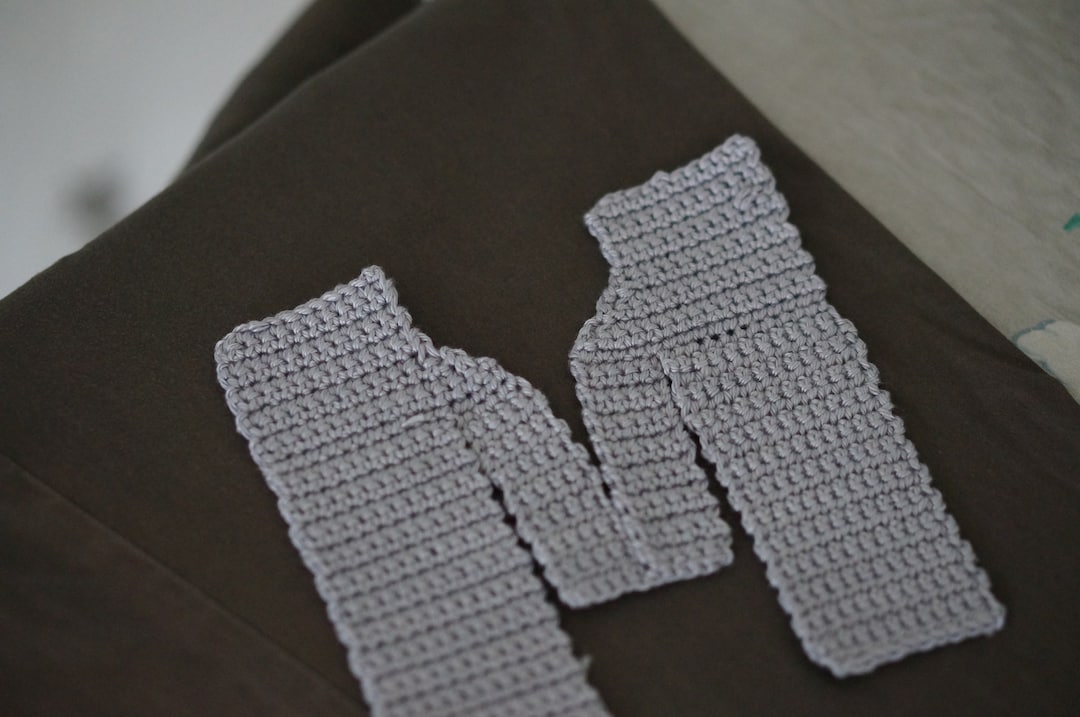 Crochet Alphabets: Crochet Letter M Pattern - Etsy