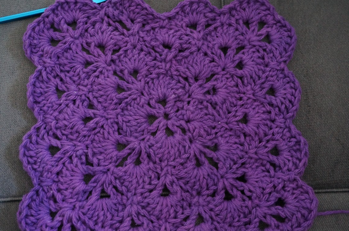 German Shell Stitch Crochet Pattern - Etsy