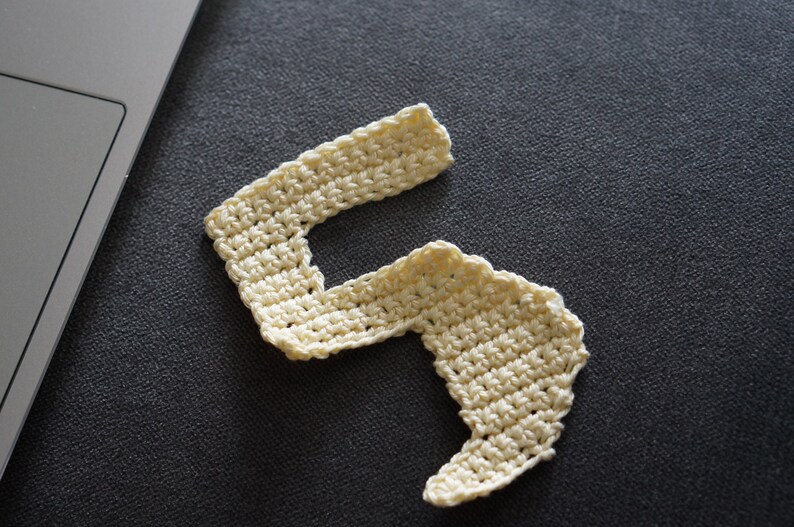 Crochet Number 5 Pattern - Etsy