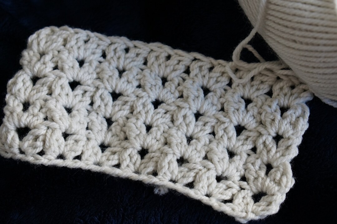 Double V Stitch Crochet Pattern - Etsy