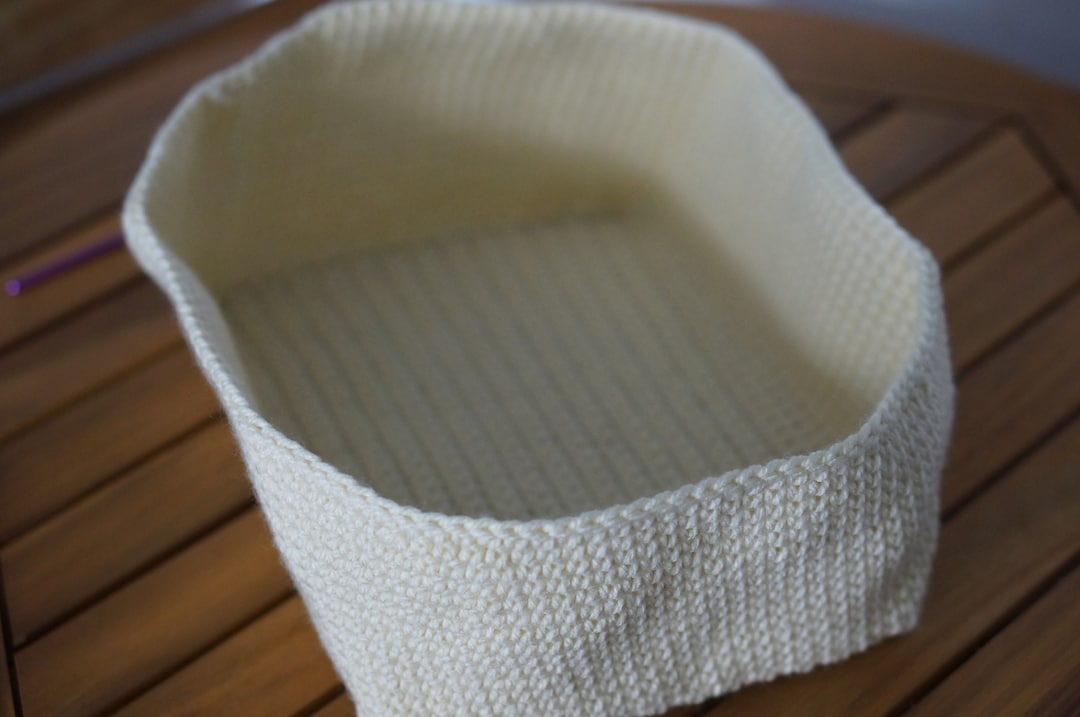 Rectangular Basket Crochet Pattern - Etsy