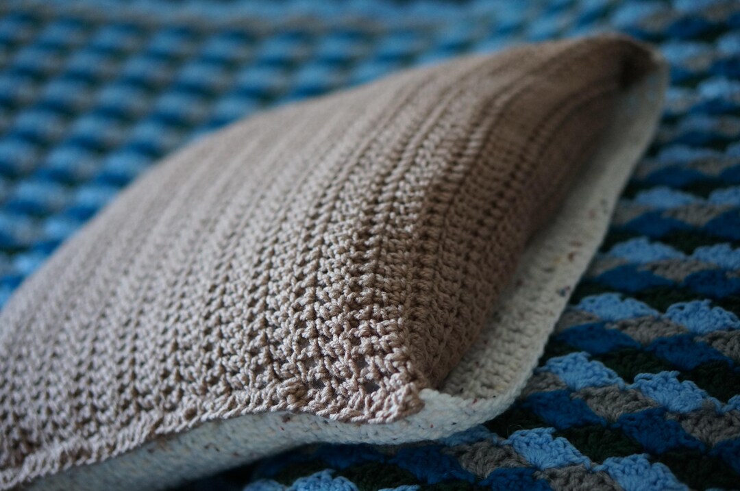 Double Crochet Pillow Cover With Flap Closure Crochet Pattern - Etsy