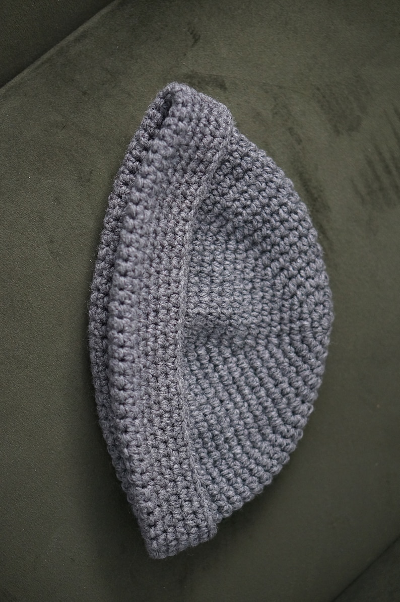 Short Beanie Crochet Pattern . Fisherman Beanie - Etsy