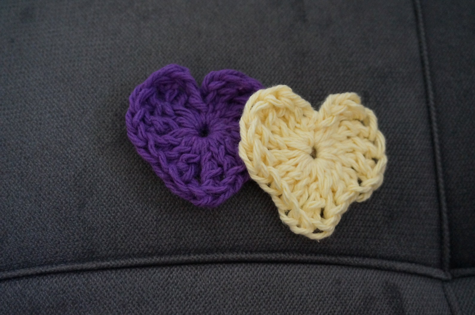 Crochet a Small Heart Pattern - Etsy