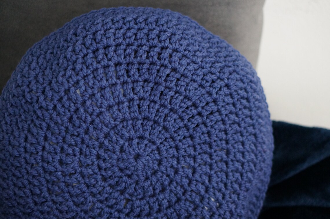 Round Pillow Crochet Pattern - Etsy