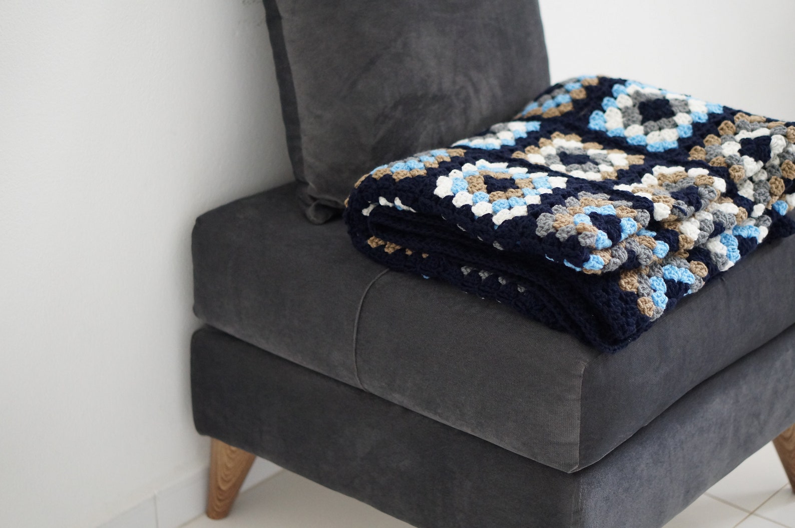 The Granny Square Blanket Pattern - Etsy