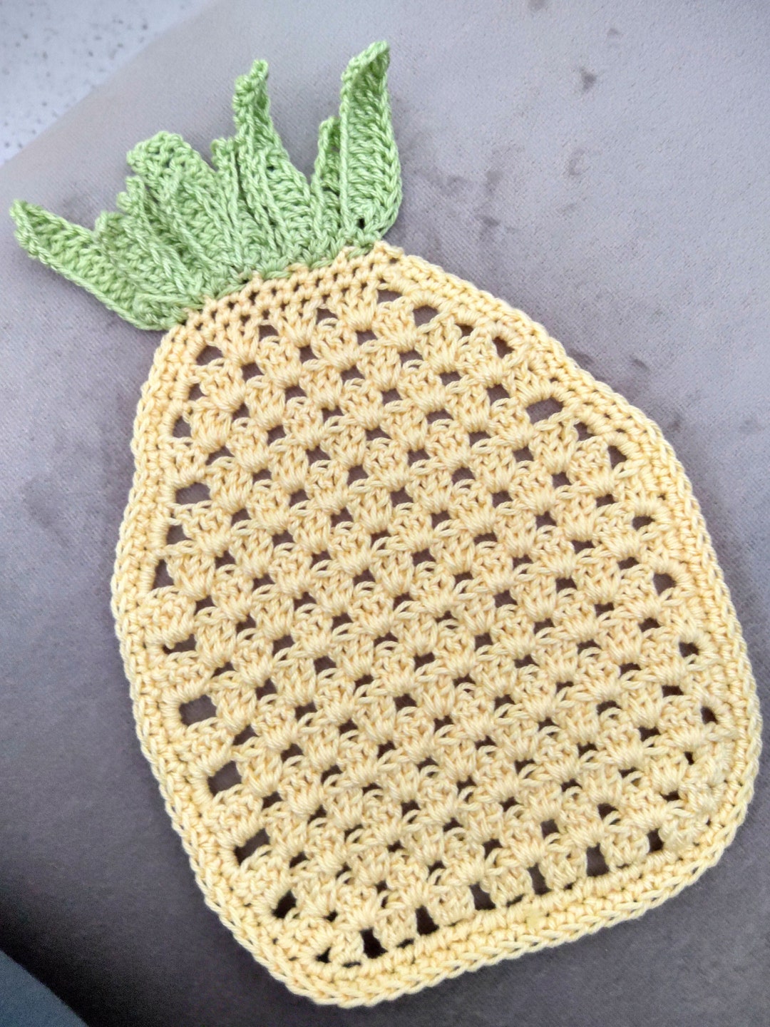 Pineapple Doily Crochet Pattern - Etsy