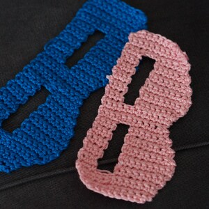 Letter B Crochet Pattern - Etsy