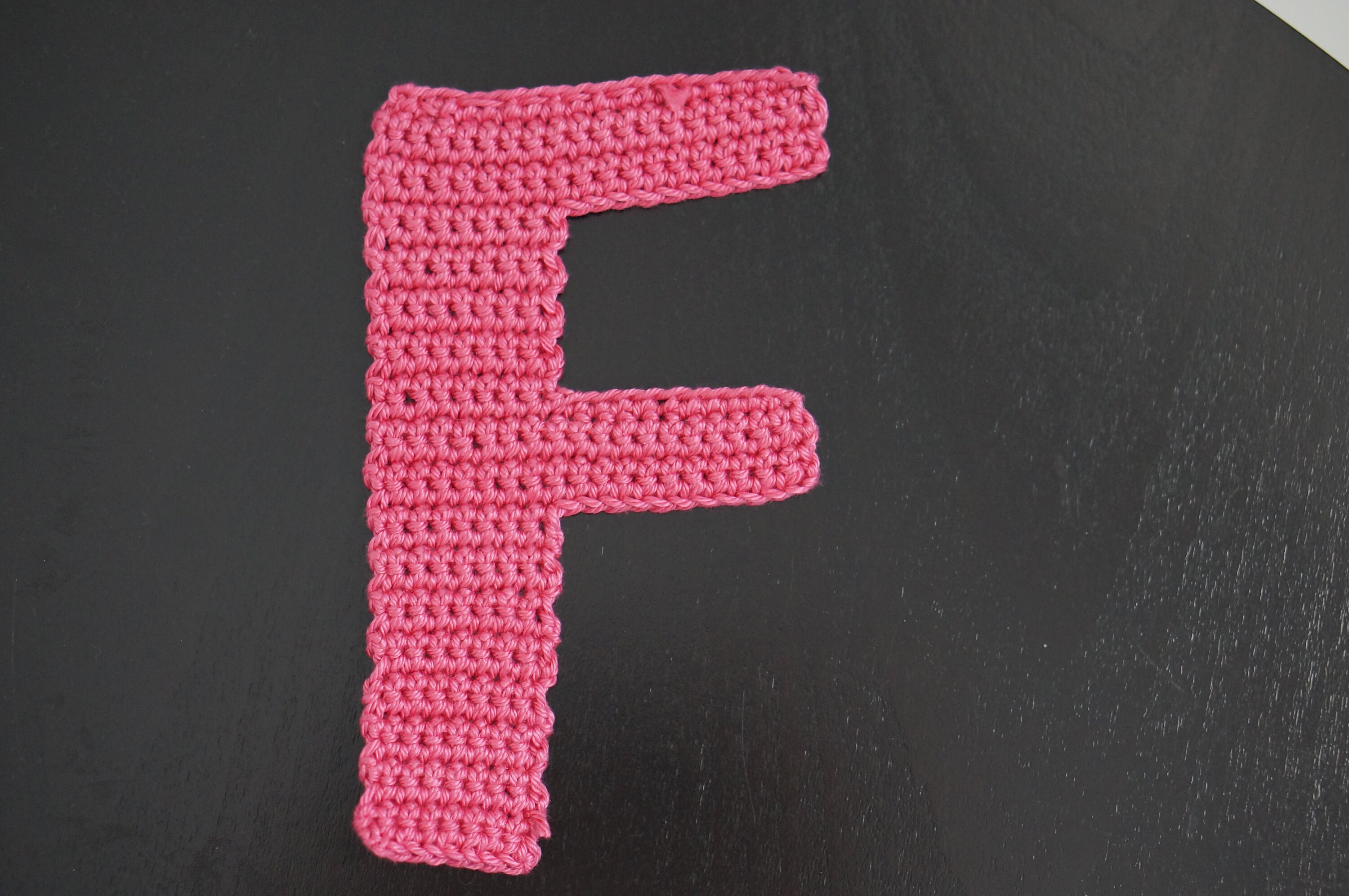 Crochet Letter F Pattern - Etsy